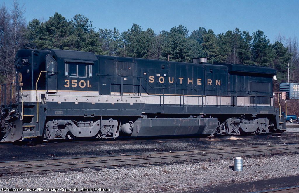 Southern Railway B30-7A #3501, one of 22 of the model that was off the Norfolk Southern roster ...